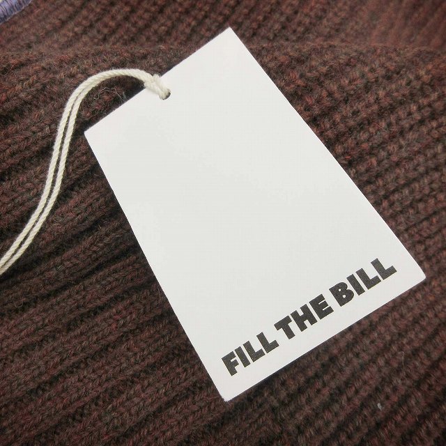 中古】未使用品 23AW フィルザビル FILL THE BILL ZIP KNIT BLOUSON