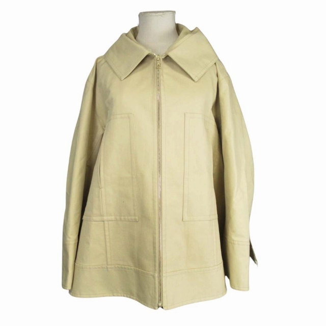 【中古】美品 ブラミンク BLAMINK パッチポケット コットン フーデッドコート オーバーサイズ マウンテンパーカー