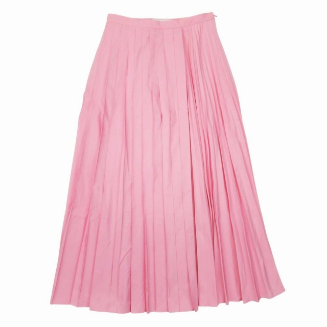 【中古】2021年製 ヴァレンティノ ヴァレンチノ  VALENTINO 2パターン プリーツ加工 ロングスカート フレアシルエット