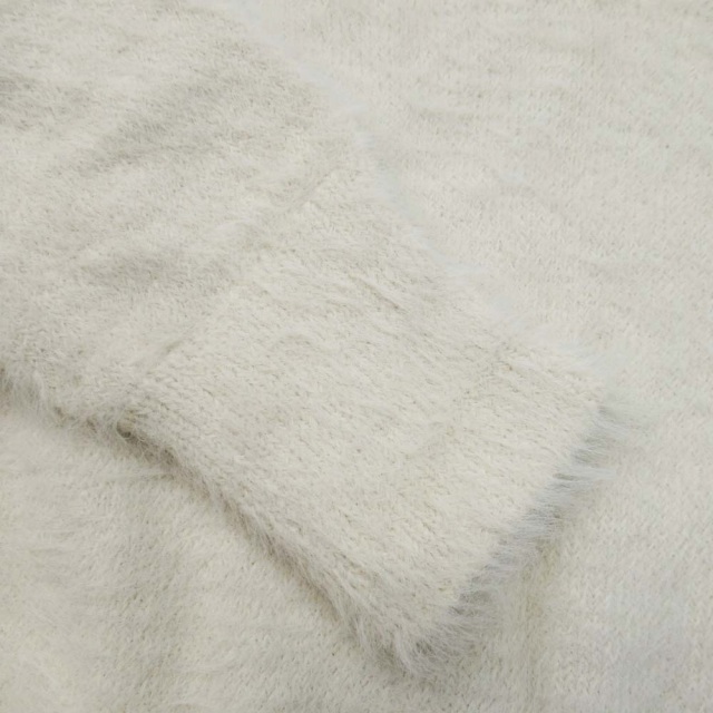 【中古】未使用品 23aw ドリスヴァンノッテン TERON 7703 W.K.SWEATER ECR ジャギーヤーン ニット セーター