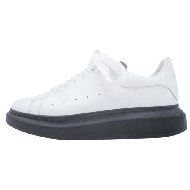 【中古】美品 アレキサンダーマックイーン オーバーサイズド スニーカー シューズ 靴 厚底 レザー 553680 41 26.0cm