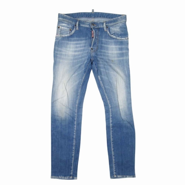 【中古】23ss ディースクエアード DSQUARED2 Skater Jean スキニージーンズ ストレッチ ウォッシュ ダメージデニム