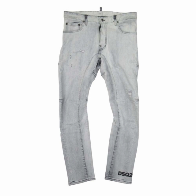 【中古】美品 22aw ディースクエアード DSQUARED2 Tidy Biker Jean タイディー バイカー ジーンズ 3Dシルエット