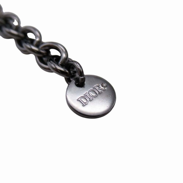 中古】クリスチャンディオール レザー 付け襟 ネックレス チョーカー