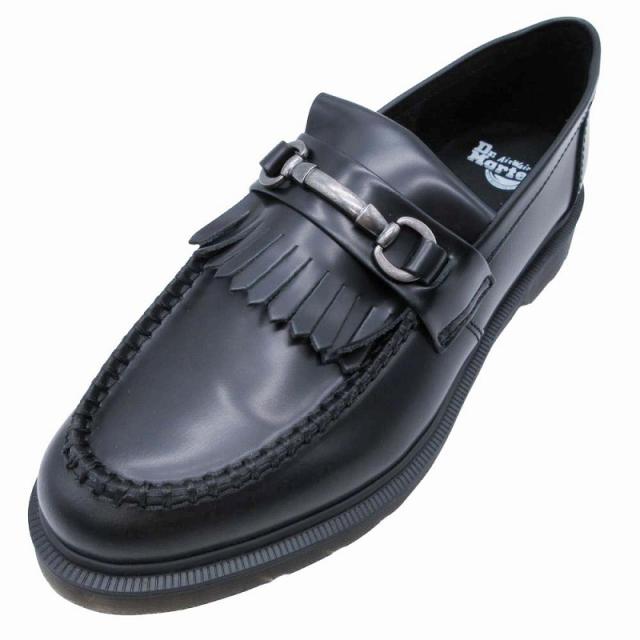 【中古】未使用品 ドクターマーチン エイドリアン スナッフル タッセル ローファー シューズ レザー 本革 UK9 28.0cm