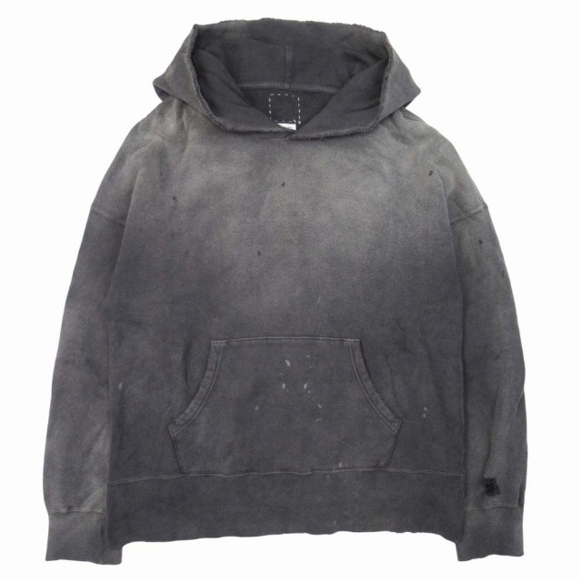 【中古】美品 23ss ビズビム VISVIM COURT HOODIE P.O CRASH 0123105010019 コート フーディー プルオーバー