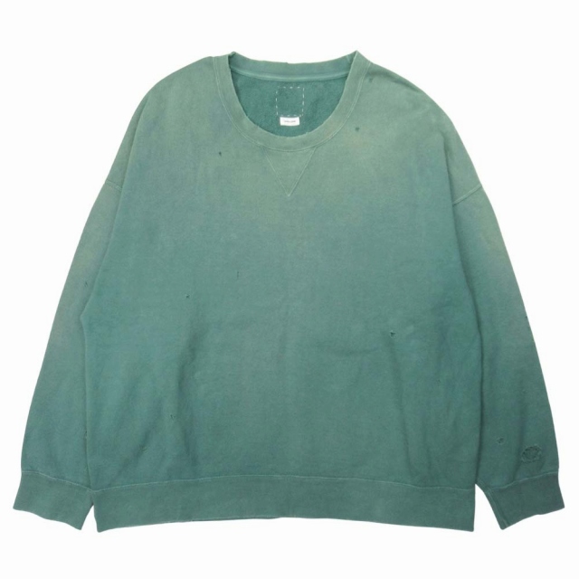 【中古】21ss ビズビム VISVIM AMPLUS CREW L/S CRASH 0121105010016 アンプラス クルー ロングスリーブ クラッシュ
