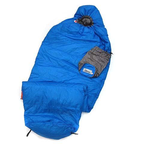 【中古】ナンガ NANGA 770FP マミー ダウン シュラフ 寝袋 35 オーロラテックス AURORA TEX ブルー