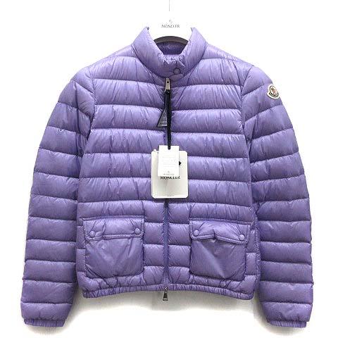 【中古】未使用品 モンクレール MONCLER ランス LANS パッカブル ダウンジャケット ジップアップ 2022SS パープル 1 国内正規 レディース