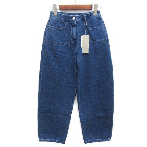 【中古】未使用品 セオリーリュクス theory luxe 2024AW アンカー デニム パンツ ワイドレッグ ANCHOR DENIM INAZ ダークインディゴ S32