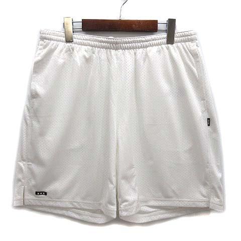 【中古】ゴッド セレクションGOD SELECTION XXX 24SS メッシュ ボード ショーツ ハーフパンツ Mesh Boad Shorts GX-S24-SP-03 ホワイト L