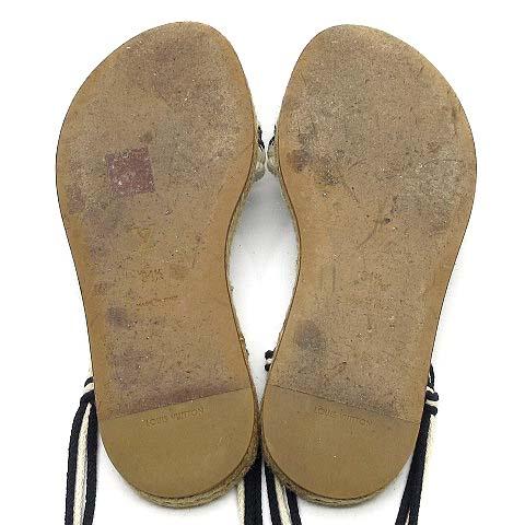 中古】ルイヴィトン LOUIS VUITTON エスパドリーユ レースアップ