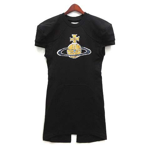 【中古】ヴィヴィアンウエストウッド Vivienne Westwood タイムマシーン フットボール ワンピース スウェット TIME MACHINE FOOTBALL S