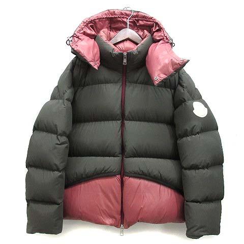 【中古】モンクレール ジーニアス MONCLER GENIUS 2 アキル ACHILL ダウン ジャケット フード付き 2022AW グレー系 1 レディース