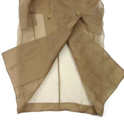 中古】マックスマーラ MAX MARA シルク オーガンジー シアー トレンチ