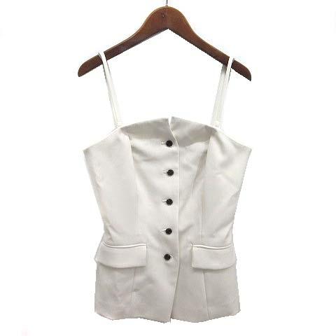 【中古】未使用品 ピンキー&ダイアン ピンダイ PINKY&DIANNE 2024SS テーラード ビスチェ キャミソール アイボリー 38 031-4210708