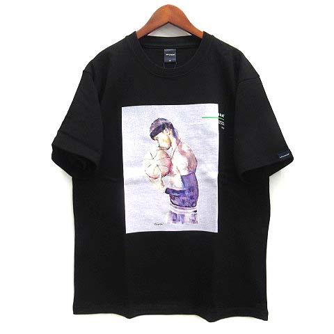 【中古】アップルバム APPLEBUM Kiss The Ball Tシャツ 半袖 プリント ブラック 黒 M 2211103 メンズ