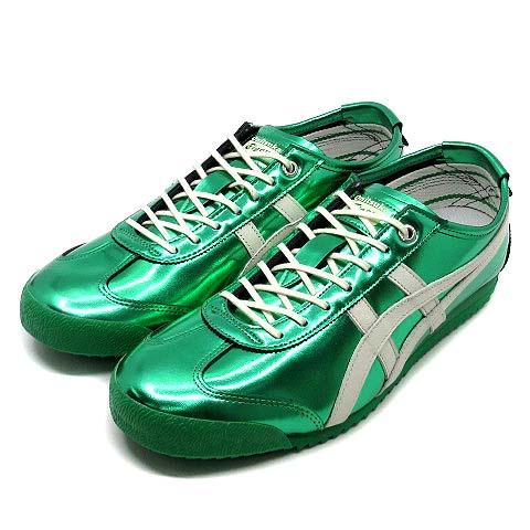 【中古】オニツカタイガー Onitsuka Tiger メキシコ MEXICO 66 SD スニーカー 1183C468-301 グリーン 緑 JADE CREAM 26cm 新品同様