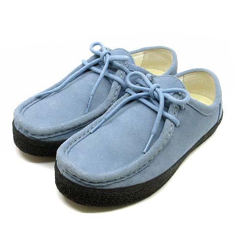 【中古】ラストリゾート Last Resort AB モック スエード シューズ モカシン VM006-Moc Suede ダスティブルー 24.5?p 美品