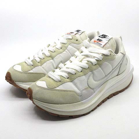 【中古】ナイキ NIKE サカイ SACAI ヴェイパーワッフル VAPORWAFFLE スニーカー DD1875-100 ホワイト 白 27cm メンズ