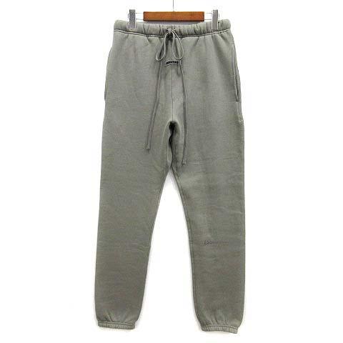 【中古】エッセンシャルズ FOG ESSENTIALS スウェット ジョガー パンツ ラウンジパンツ 裏起毛 リフレクター セージ S 美品 ☆AA★