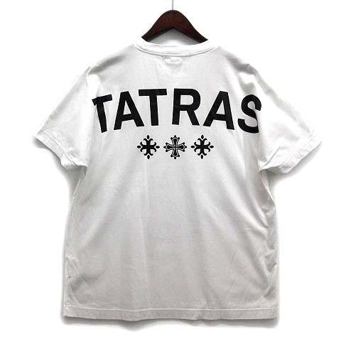 【中古】タトラス TATRAS アイオン AION ロゴ Tシャツ カットソー 半袖 クルーネック MTAT24S8266 2024SS ホワイト 白 1 メンズ