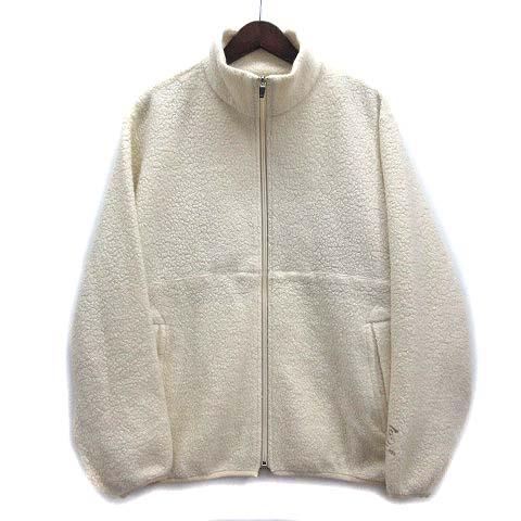 【中古】ヘリーハンセン HELLY HANSEN スコーグ パイル フルジップ ボア フリース ジャケット アイボリー M HH32472 メンズ レディース