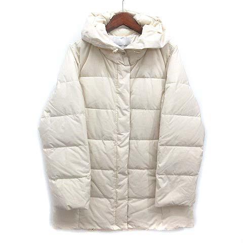 【中古】未使用品 エマテイラー Emma Taylor ショールカラー ミドル ダウン コート ライトベージュ F EM232110113 レディース