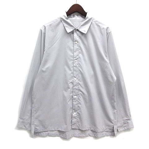 【中古】ヤマトミチ 山と道 UL Shirt シャドウリップ シャツ 長袖 L Glacier White メンズ