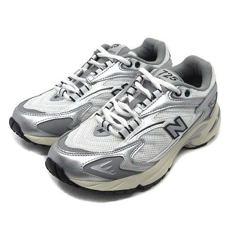 【中古】ニューバランス NEW BALANCE ML725CD スニーカー メッシュ シルバーグレー 23cm 美品 レディース