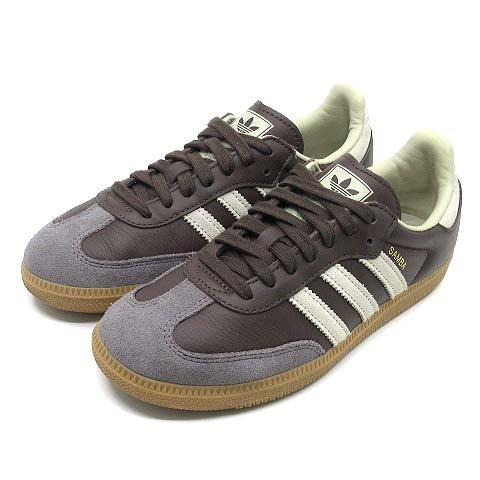 【中古】アディダス adidas サンバ Samba OG スニーカー ID1481 ブラウン 茶 23.5cm 美品 レディース