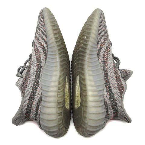 【中古】アディダス adidas イージーブースト YEEZY BOOST 350 V2 スニーカー GW1229 グレー オレンジ 27.5cm ☆AA★ メンズ