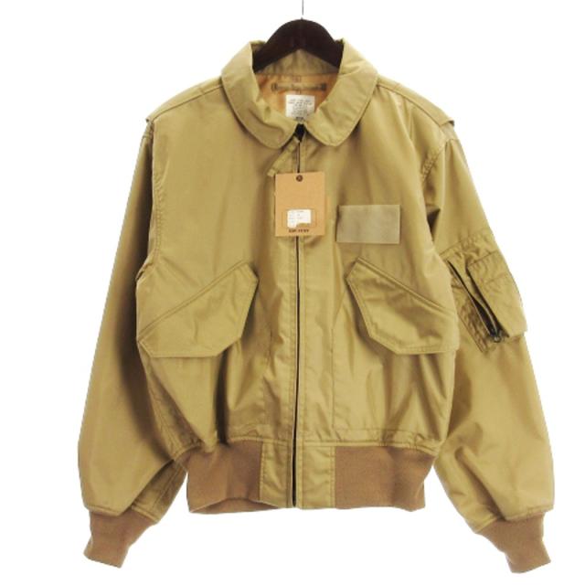 【中古】未使用品 ヒューストン タグ付き CWU-36P FLIGHT JACKET フライトジャケット ミリタリー ジップ 5CW36P M