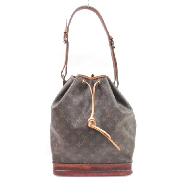 【中古】ルイヴィトン LOUIS VUITTON モノグラム ノエ ショルダーバッグ 巾着 M42224 ブラウン系 レディース