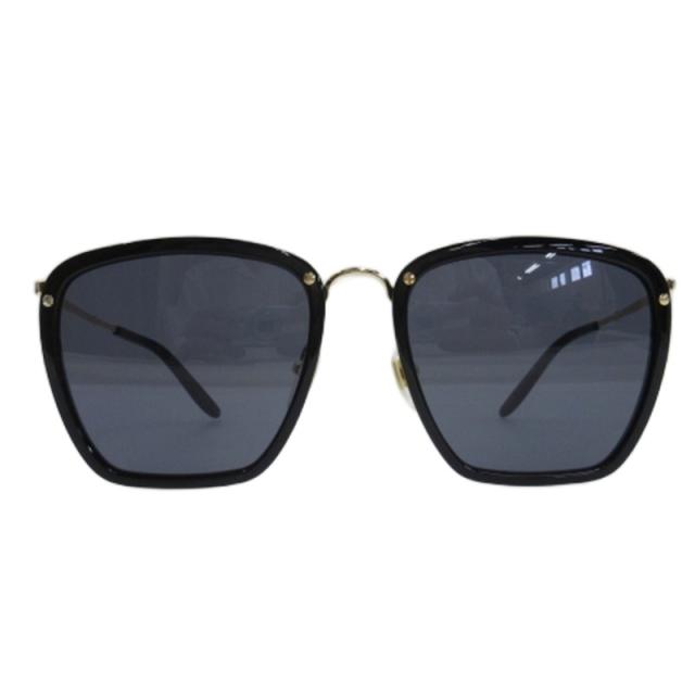 【中古】グッチ GUCCI サングラス アイウェア コンビフレーム GG0673S ブラック 56□20 145 ☆AA★ メンズ
