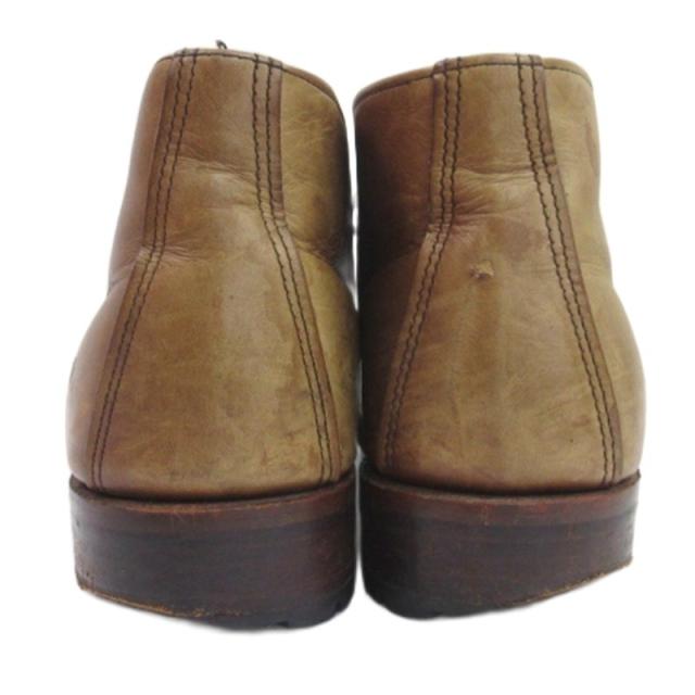 【中古】レッドウィング REDWING レースアップ ベックマン チャッカブーツ レザー USA製 ブラウン 9017 US8.5 26.5cm