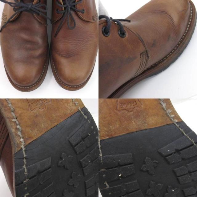 【中古】レッドウィング REDWING レースアップ ベックマン チャッカブーツ レザー USA製 ブラウン 9017 US8.5 26.5cm