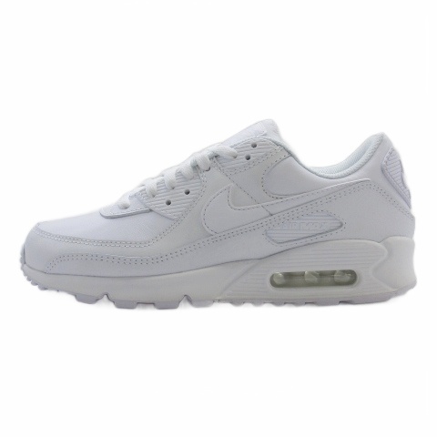 【中古】ナイキ NIKE AIR MAX 90 LTR TRIPLE WHITE エアマックス 90 スニーカー CZ5594-100 ホワイト 25.5cm ■GY51 メンズ
