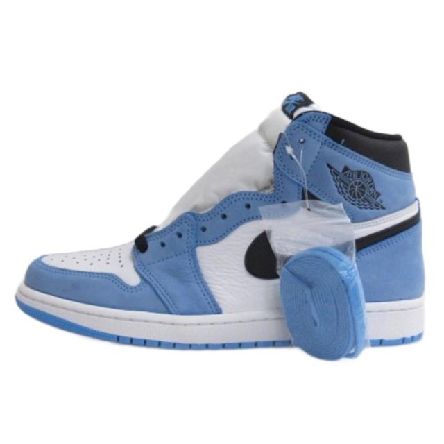 【中古】未使用品 ナイキ NIKE Air Jordan 1 Retro High OG University Blue スニーカー 555088-134 27.5