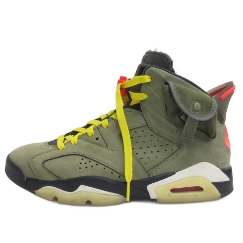 【中古】ナイキ NIKE × Travis Scott AIR JORDAN 6 RETRO SP エアジョーダン6 スニーカー CN1084-200 26cm ☆AA★
