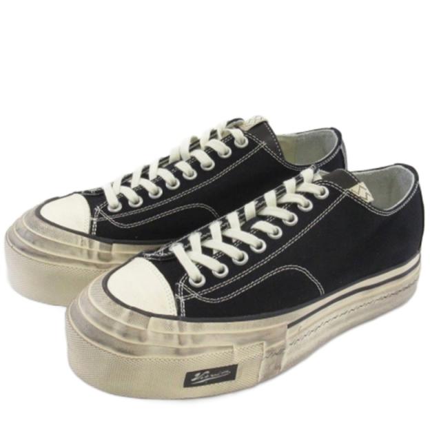 中古】ビズビム VISVIM SKAGWAY LO G.PATTEN スニーカー ブラック 9 27