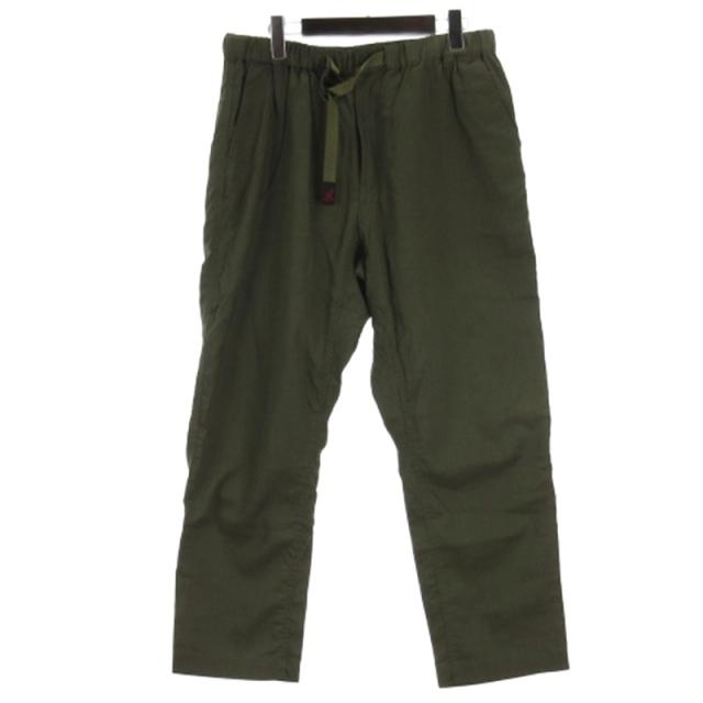 【中古】グラミチ GRAMICCI × ホワイトマウンテニアリング テーパードパンツ イージー WM2371412 カーキ 2 メンズ