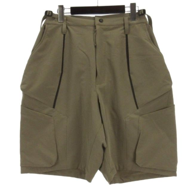 【中古】グーピーメイド goopimade hydrodynamics ユーティリティ ジップショーツ ショートパンツ ベージュ系 2 メンズ