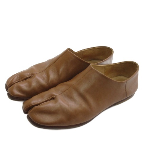 【中古】メゾンマルジェラ 22 Maison Margiela 22 足袋 タビ シューズ スリッポン S57WR0051 ブラウン 44 29cm メンズ