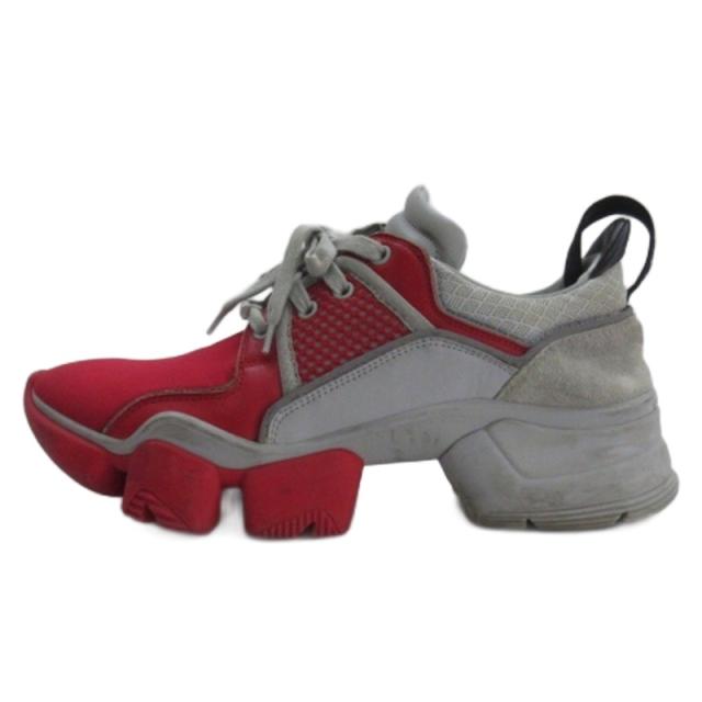【中古】ジバンシィ GIVENCHY JAW ネオプレン ソックランナー スニーカー グレー レッド 41