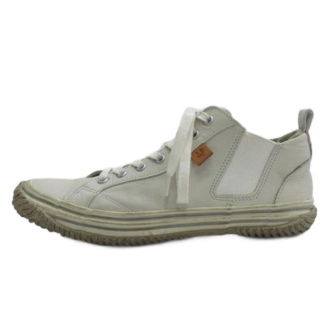 【中古】スピングルムーブ SPINGLE MOVE サイドゴア スニーカー SPM-442 ホワイト系 SS レディース