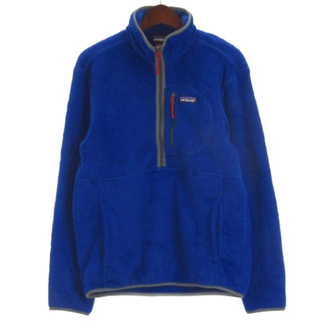 【中古】パタゴニア Patagonia リツール プルオーバー フリース ジャケット ハーフジップ 26420 ブルー S メンズ