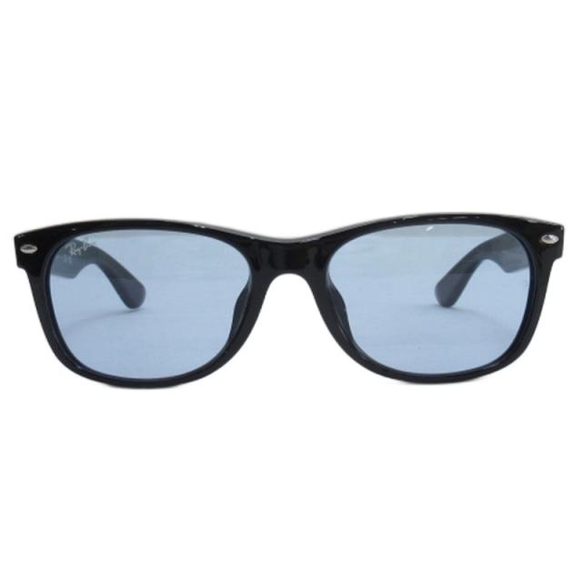 【中古】レイバン NEW WAYFARER CLASSIC ウェイファーラー サングラス セルフレーム RB2132-F ブラック 55□18 140