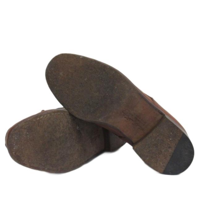 【中古】リーガル REGAL INTERNATIONAL COLLECTION ビジネス シューズ レザー ブラウン 7.5 25.5cm メンズ