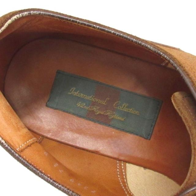 【中古】リーガル REGAL INTERNATIONAL COLLECTION ビジネス シューズ レザー ブラウン 7.5 25.5cm メンズ